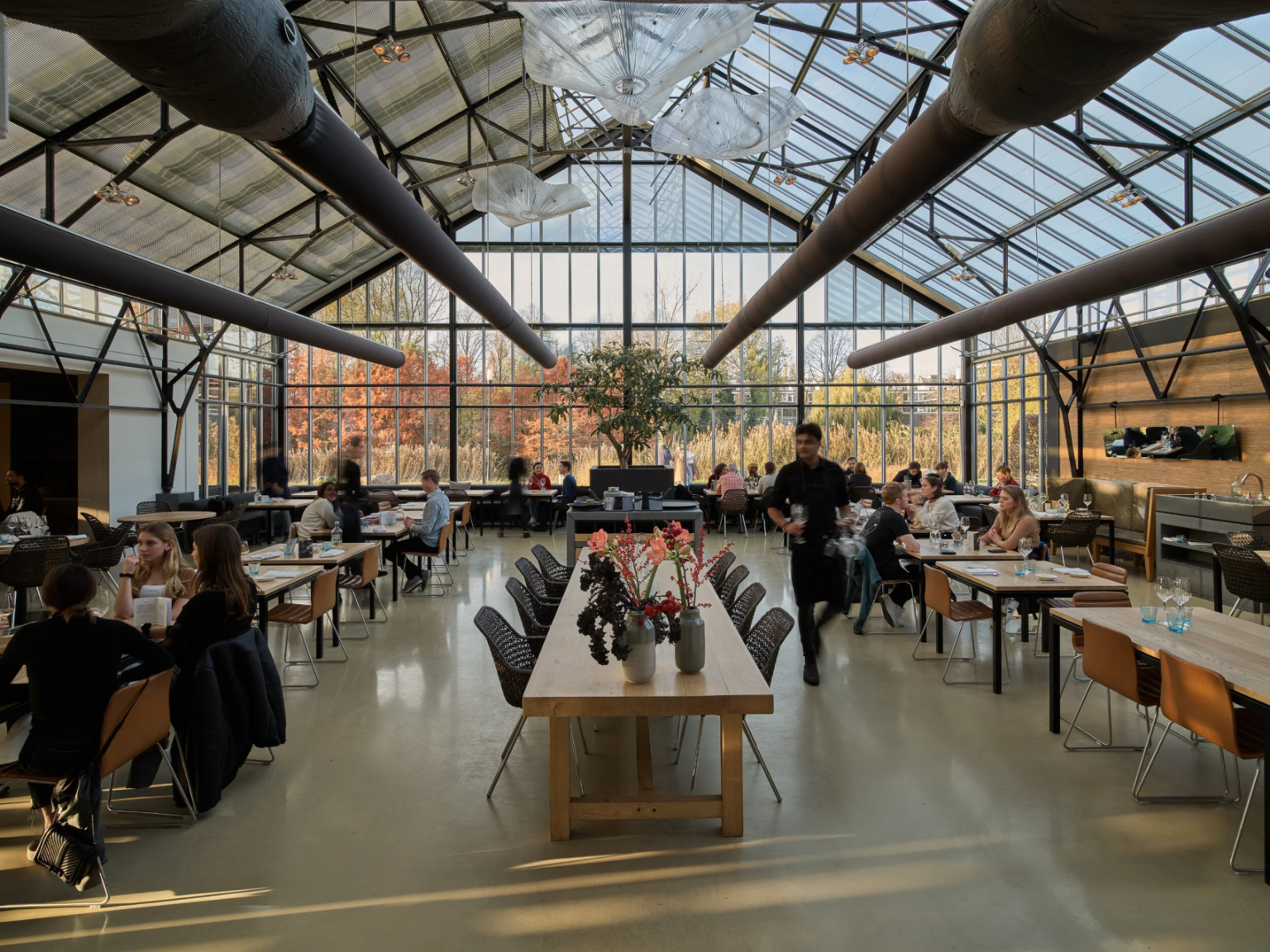 Restaurant De Kas Amsterdam: 1 Michelinster in kas