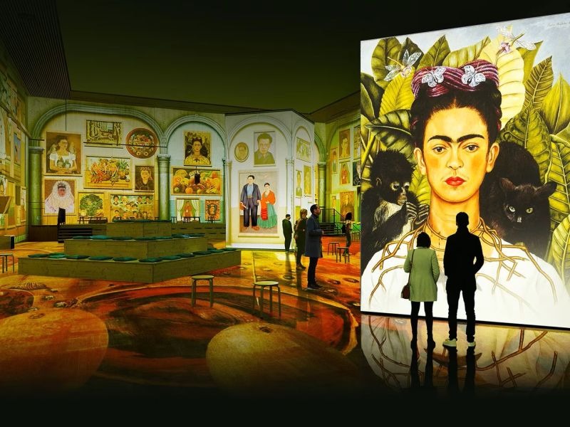 Immersieve Frida Kahlo expositie in Vincent Hall | City Guide